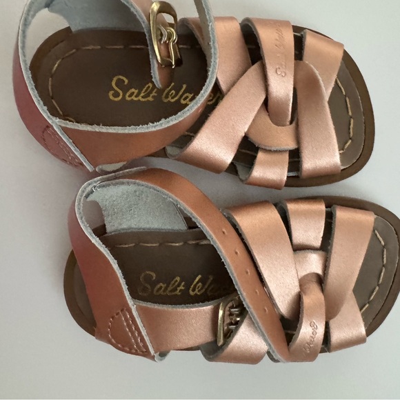 Salt Water Sandals by Hoy | Shoes | Saltwater Sandals Rose Gold 5 ...